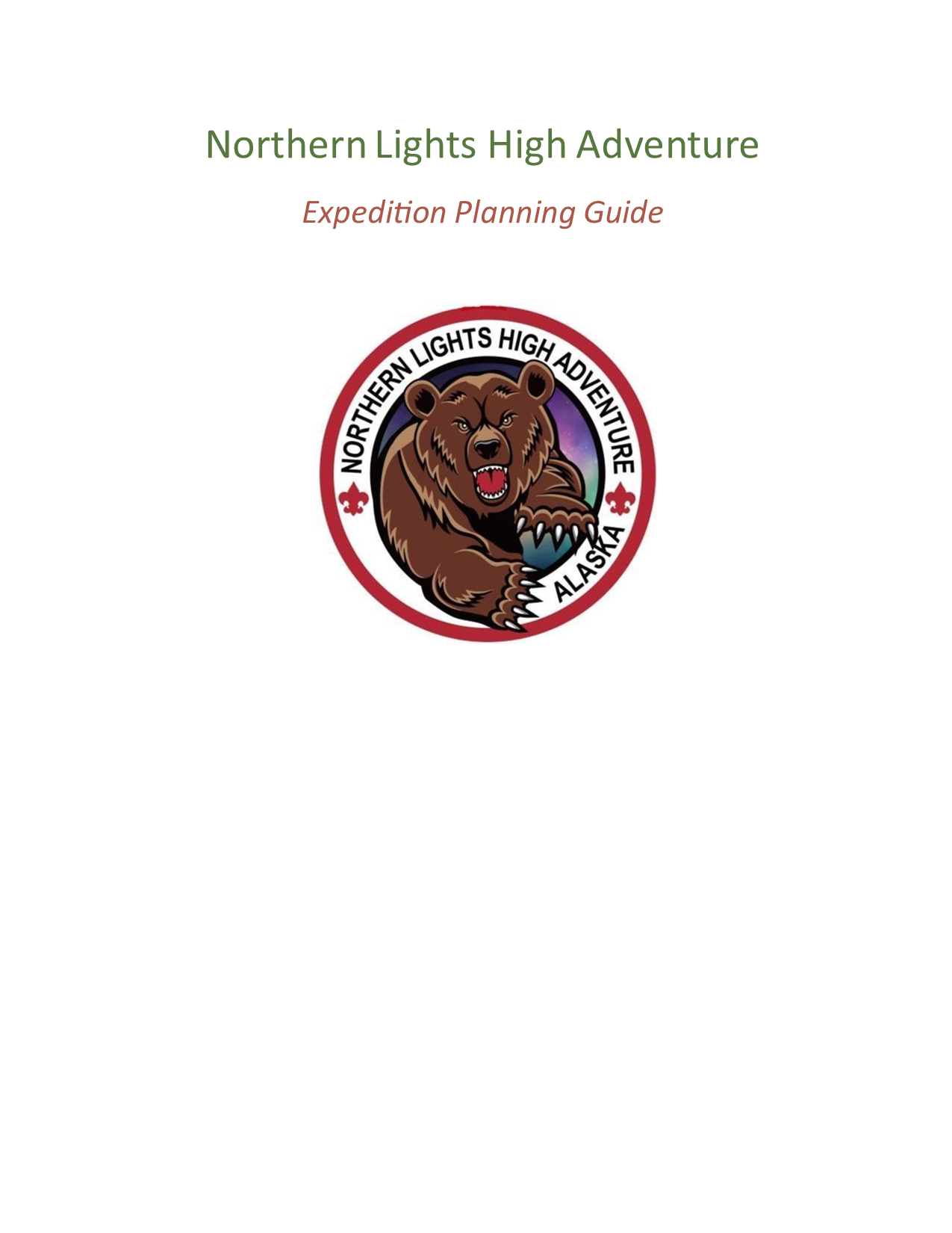 HA Trek Manual/Planning Guide - Midnight Sun BSA